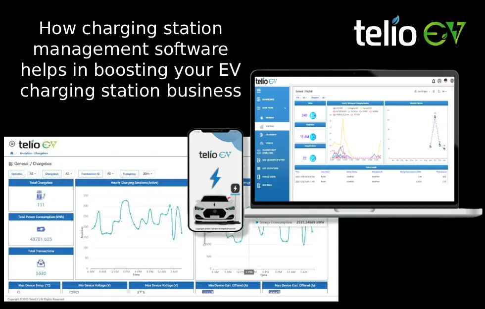 charging station management software - TelioEV